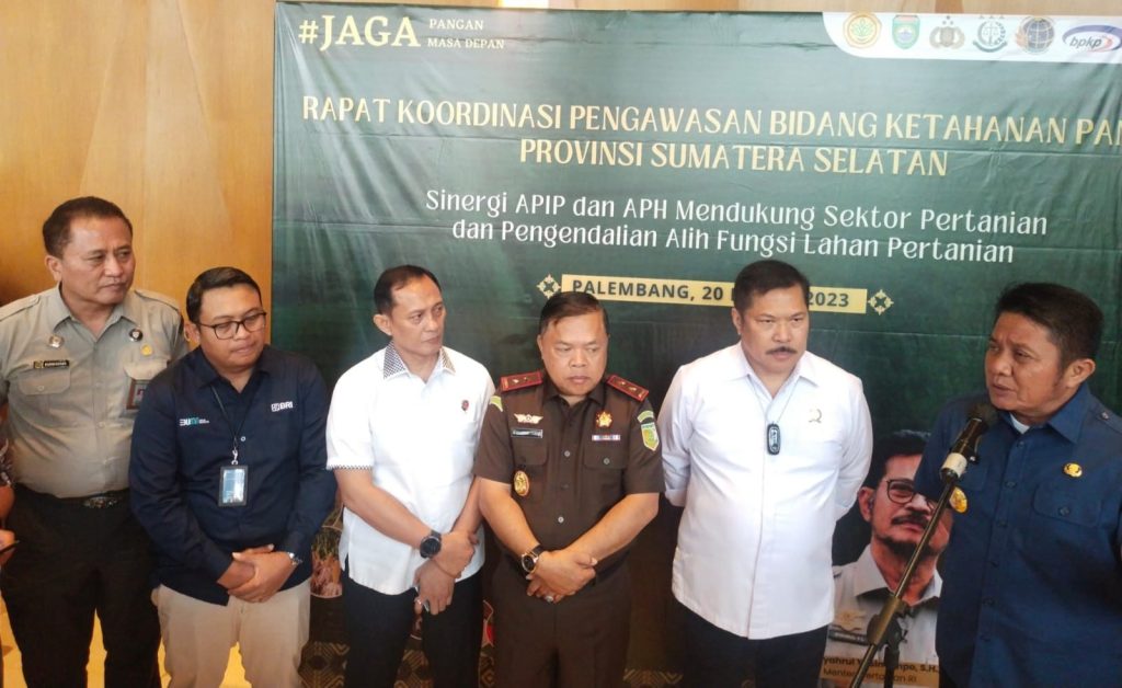 Dukung Sektor Pertanian, Pemprov Sumsel Bangun Sinergi Bersama APIP dan APH - Sriwijaya Media
